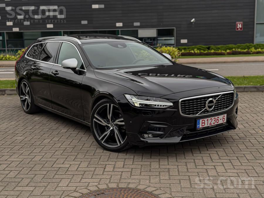 Melns Volvo V90 2017 Jelgava, ar dzinēja tilpumu 2.00 L un nobraukumu 198 tūkst. km par 17900 €, foto 1 vietnē AUTOMOTO.COM.LV
