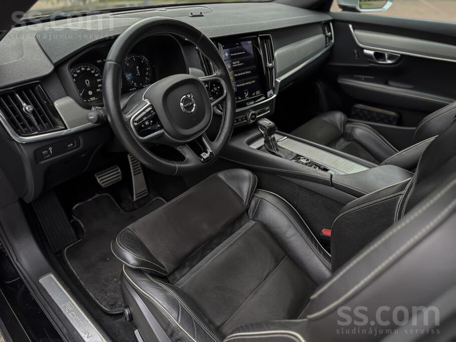 Melns Volvo V90 2017 Jelgava, ar dzinēja tilpumu 2.00 L un nobraukumu 198 tūkst. km par 17900 €, foto 22 vietnē AUTOMOTO.COM.LV