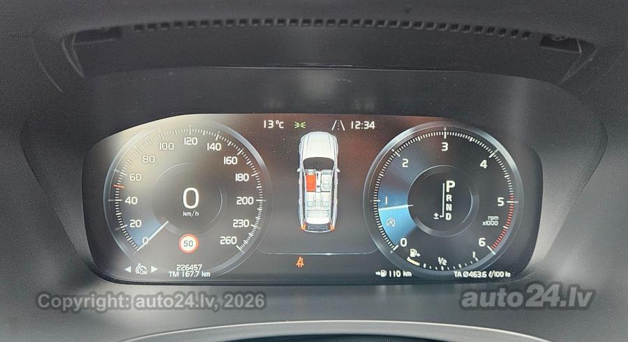 Черный Вольво В90 2017 в Таллин, объемом двигателя 2.00 л и пробегом 226 тыс. км за 14790 €, фото 18 на AUTOMOTO.COM.LV