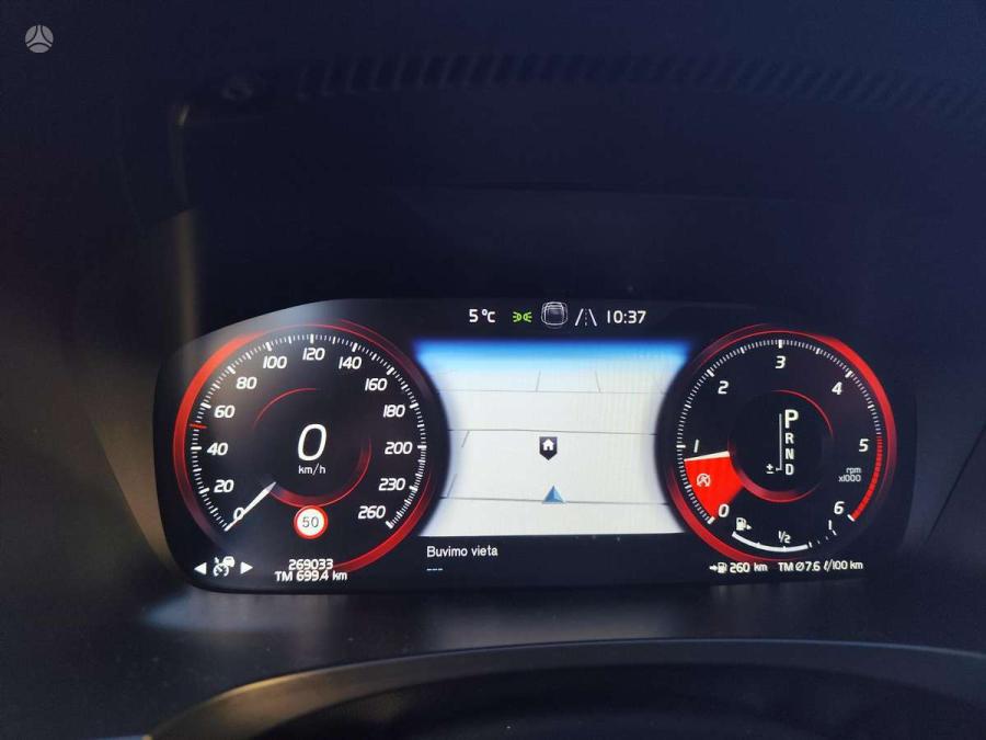 Melns Volvo V90 2017 Šilutė, ar dzinēja tilpumu 2.00 L un nobraukumu 270 tūkst. km par 14500 €, foto 14 vietnē AUTOMOTO.COM.LV
