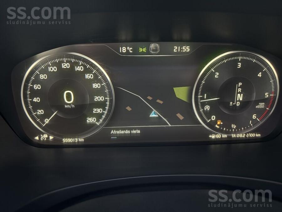 Черный Вольво В90 2018 в Валмиера, объемом двигателя 2.00 л и пробегом 560 тыс. км за 11490 €, фото 20 на AUTOMOTO.COM.LV