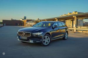 Melns Volvo V90 2018 Viļņa, ar dzinēja tilpumu 1.97 L un nobraukumu 146 tūkst. km par 22400 €, foto  vietnē AUTOMOTO.COM.LV