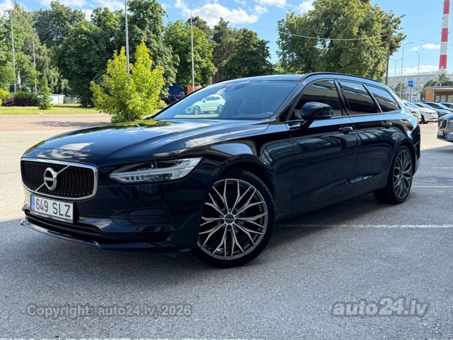Black Volvo V90 2018 in Tallinn, with an engine capacity of 2.00 L and mileage of 212 thousand km for 14990 €, photo 3 on AUTOMOTO.COM.LV