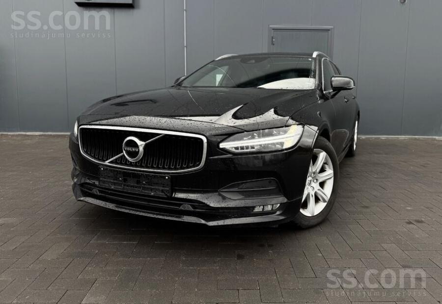 Black Volvo V90 2018 in Kuldiga, with an engine capacity of 2.00 L and mileage of 211 thousand km for 15400 €, photo 1 on AUTOMOTO.COM.LV