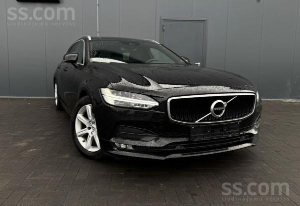 Black Volvo V90 2018 in Kuldiga, with an engine capacity of 2.00 L and mileage of 211 thousand km for 15400 €, photo 2 on AUTOMOTO.COM.LV