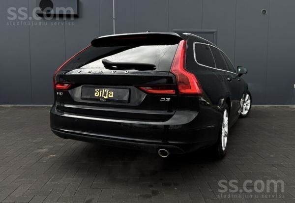 Black Volvo V90 2018 in Kuldiga, with an engine capacity of 2.00 L and mileage of 211 thousand km for 15400 €, photo 3 on AUTOMOTO.COM.LV