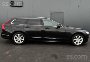 Black Volvo V90 2018 in Kuldiga, with an engine capacity of 2.00 L and mileage of 211 thousand km for 15400 €, photo 6 on AUTOMOTO.COM.LV