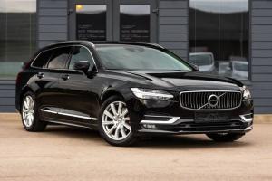 Black Volvo V90 2019 in Jelgava, with an engine capacity of 2.00 L and mileage of 198 thousand km for 19850 €, photo  on AUTOMOTO.COM.LV