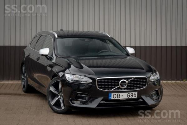 Black Volvo V90 2019 in Talsi, with an engine capacity of 2.00 L and mileage of 308 thousand km for 14950 €, photo 1 on AUTOMOTO.COM.LV