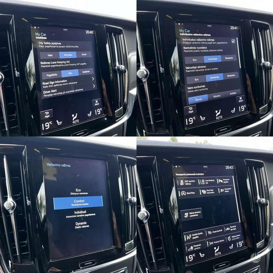 Melns Volvo V90 2019 Viļņa, ar dzinēja tilpumu 1.99 L un nobraukumu 500 tūkst. km par 8300 €, foto 31 vietnē AUTOMOTO.COM.LV