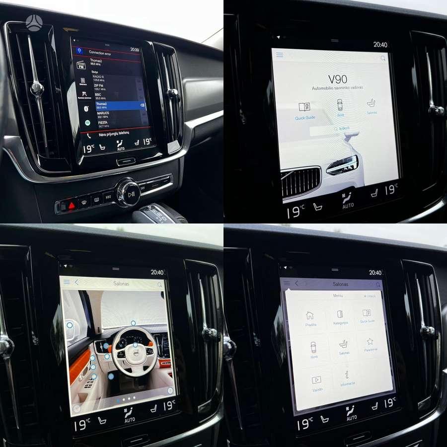 Melns Volvo V90 2019 Viļņa, ar dzinēja tilpumu 1.99 L un nobraukumu 500 tūkst. km par 8300 €, foto 32 vietnē AUTOMOTO.COM.LV