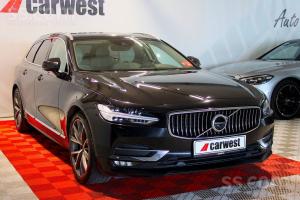 Black Volvo V90 2019 in Riga, with an engine capacity of 2.00 L and mileage of 206 thousand km for 21900 €, photo 4 on AUTOMOTO.COM.LV