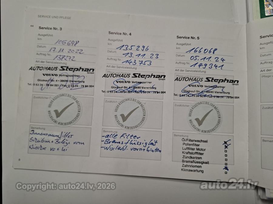 Черный Вольво В90 2020 в Таллин, объемом двигателя 2.00 л и пробегом 188 тыс. км за 18990 €, фото 18 на AUTOMOTO.COM.LV