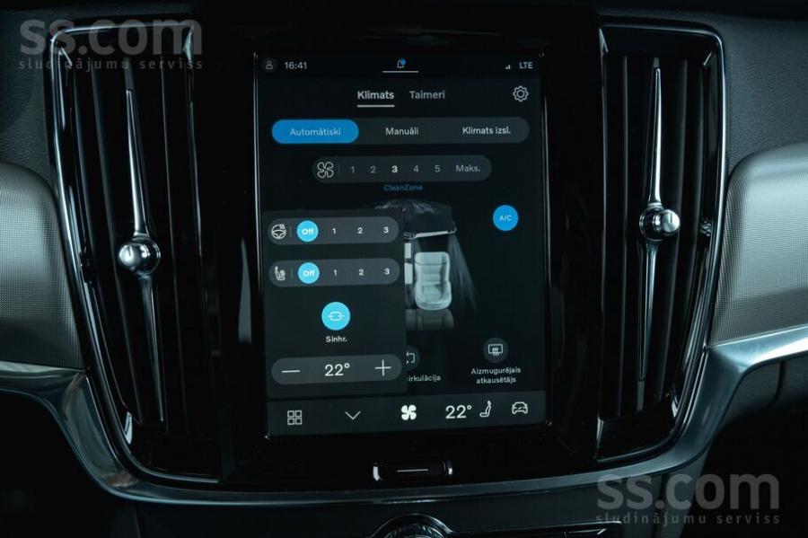 Melns Volvo V90 2021 Rīga, ar dzinēja tilpumu 2.00 L un nobraukumu 93 tūkst. km par 28900 €, foto 22 vietnē AUTOMOTO.COM.LV
