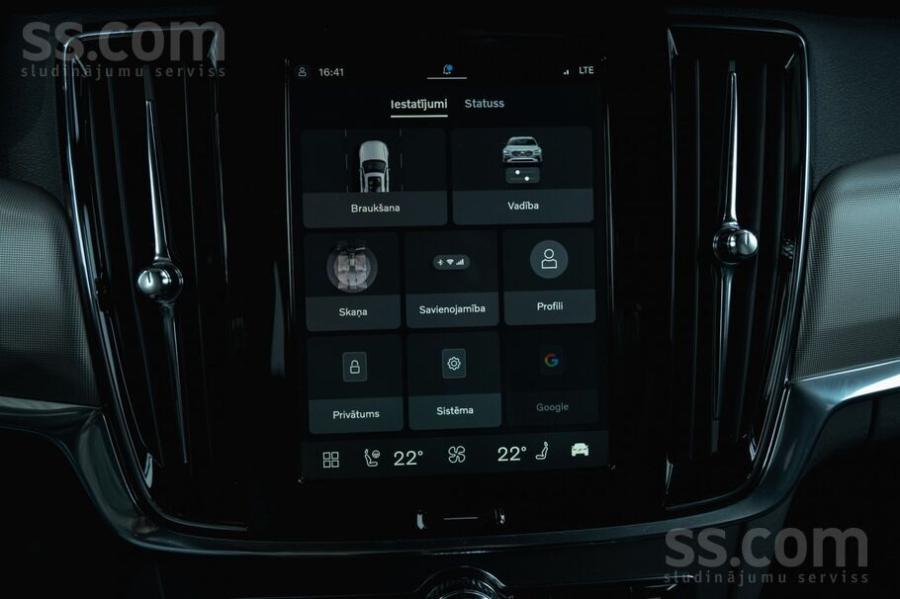 Melns Volvo V90 2021 Rīga, ar dzinēja tilpumu 2.00 L un nobraukumu 93 tūkst. km par 28900 €, foto 23 vietnē AUTOMOTO.COM.LV