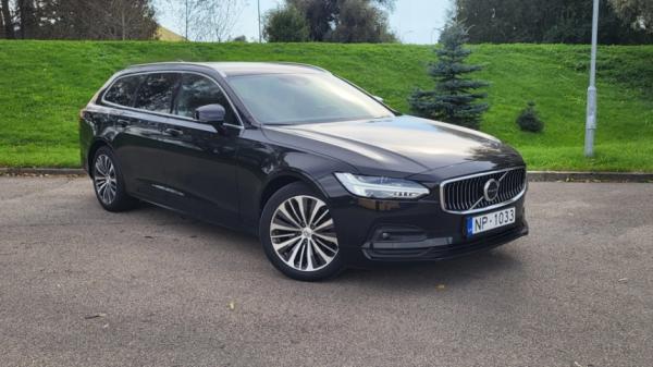 Black Volvo V90 2021 in Riga, with an engine capacity of 2.00 L and mileage of 63 thousand km for 28000 €, photo 1 on AUTOMOTO.COM.LV