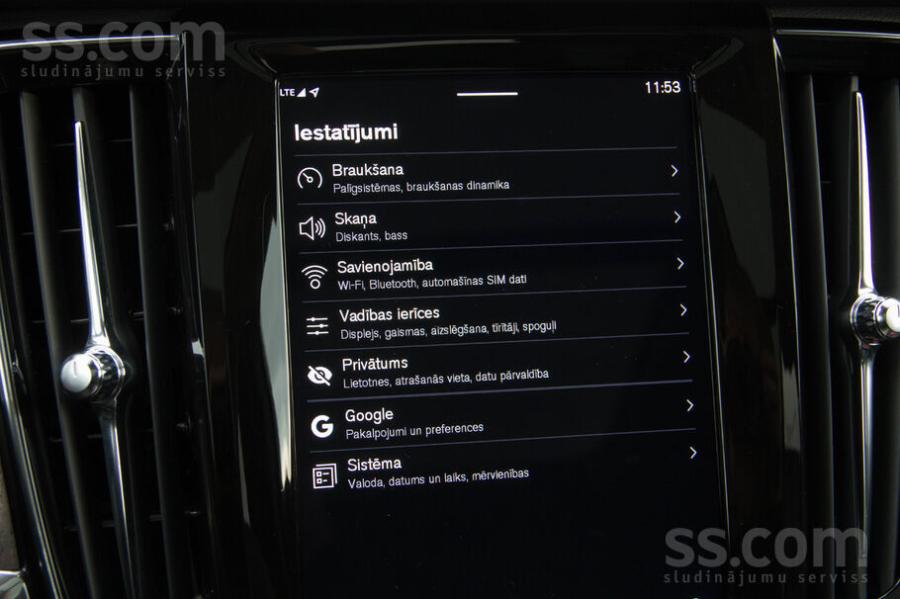 Melns Volvo V90 2022 Tukums, ar dzinēja tilpumu 2.00 L un nobraukumu 194 tūkst. km par 22800 €, foto 28 vietnē AUTOMOTO.COM.LV
