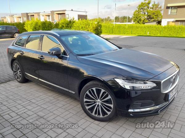 Black Volvo V90 2022 in Tallinn, with an engine capacity of 2.00 L and mileage of 63 thousand km for 36580 €, photo 7 on AUTOMOTO.COM.LV