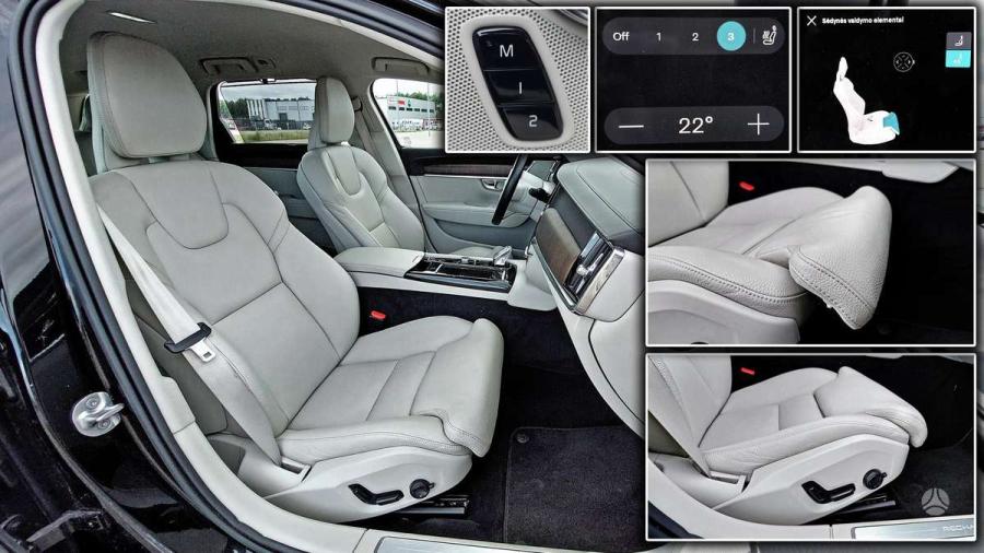 Melns Volvo V90 2022 Viļņa, ar dzinēja tilpumu 1.97 L un nobraukumu 243 tūkst. km par 19100 €, foto 22 vietnē AUTOMOTO.COM.LV