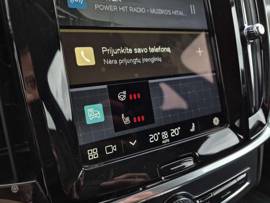 Black Volvo V90 2022 in Panevezys, with an engine capacity of 1.97 L and mileage of 474 thousand km for 11600 €, photo 18 on AUTOMOTO.COM.LV