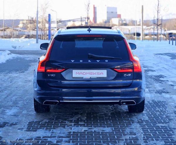 Blue Volvo V90 2016 in Vilnius, with an engine capacity of 2.00 L and mileage of 259 thousand km for 15250 €, photo 10 on AUTOMOTO.COM.LV