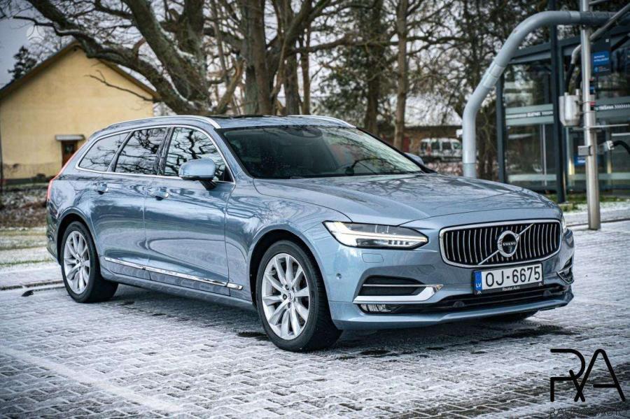 Zils Volvo V90 2017 Rīga, ar dzinēja tilpumu 1.97 L un nobraukumu 172 tūkst. km par 18990 €, foto 3 vietnē AUTOMOTO.COM.LV