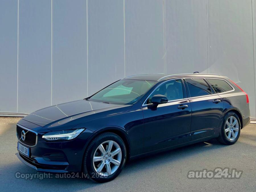 Blue Volvo V90 2017 in Tallinn, with an engine capacity of 2.00 L and mileage of 159 thousand km for 17500 €, photo 1 on AUTOMOTO.COM.LV