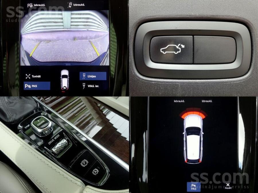 Blue Volvo V90 2017 in Riga, with an engine capacity of 2.00 L and mileage of 283 thousand km for 15500 €, photo 14 on AUTOMOTO.COM.LV