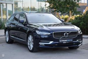 Blue Volvo V90 2017 in Vilnius, with an engine capacity of 1.97 L and mileage of 240 thousand km for 16999 €, photo 5 on AUTOMOTO.COM.LV