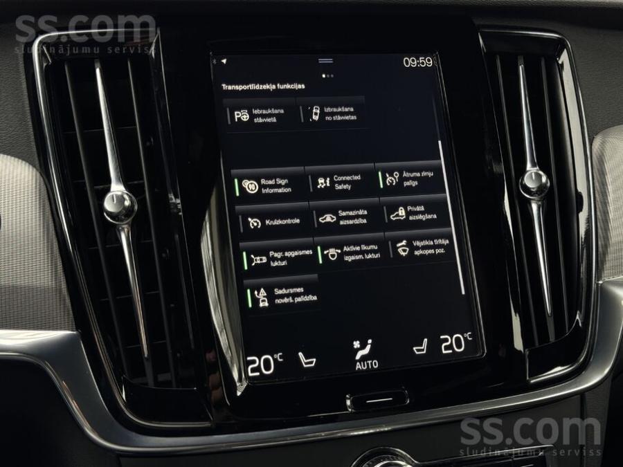 Blue Volvo V90 2017 in Valmiera, with an engine capacity of 2.00 L and mileage of 158 thousand km for 19400 €, photo 20 on AUTOMOTO.COM.LV