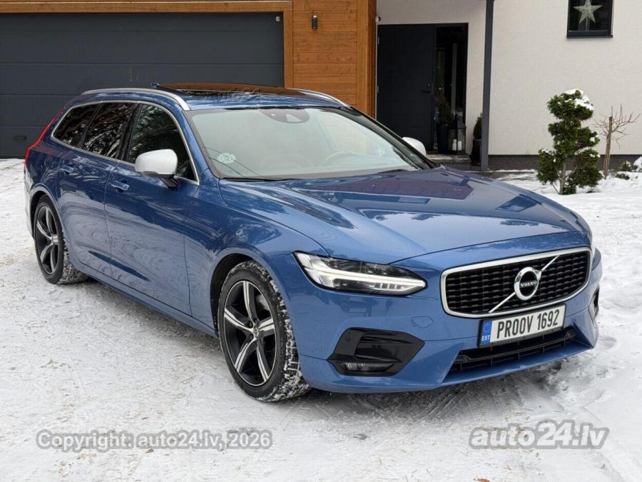 Blue Volvo V90 2018 in Parnu, with an engine capacity of 2.00 L and mileage of 256 thousand km for 18000 €, photo 3 on AUTOMOTO.COM.LV