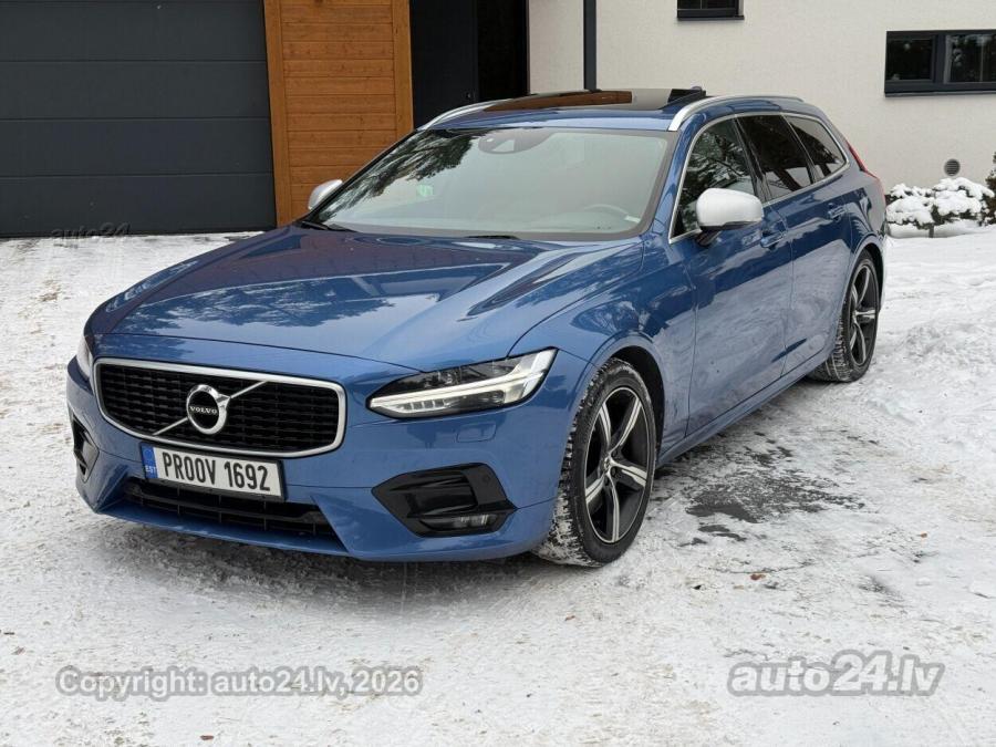 Blue Volvo V90 2018 in Parnu, with an engine capacity of 2.00 L and mileage of 256 thousand km for 18000 €, photo 4 on AUTOMOTO.COM.LV
