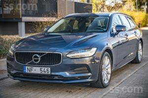 Blue Volvo V90 2018 in Riga, with an engine capacity of 2.00 L and mileage of 0 thousand km for 16990 €, photo  on AUTOMOTO.COM.LV