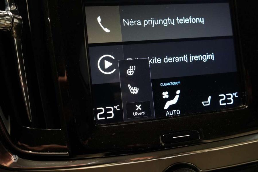 Blue Volvo V90 2018 in Vilnius, with an engine capacity of 1.97 L and mileage of 163 thousand km for 24900 €, photo 22 on AUTOMOTO.COM.LV