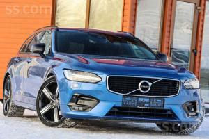 Blue Volvo V90 2019 in Tukums, with an engine capacity of 2.00 L and mileage of 211 thousand km for 18490 €, photo  on AUTOMOTO.COM.LV