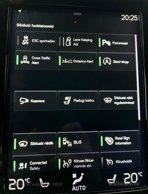 Zils Volvo V90 2019 Tallina, ar dzinēja tilpumu 2.00 L un nobraukumu 146 tūkst. km par 19500 €, foto 19 vietnē AUTOMOTO.COM.LV