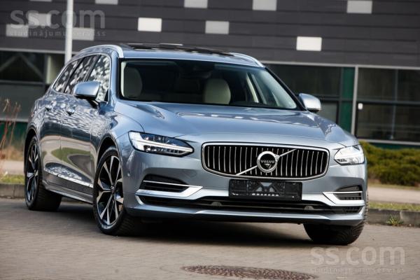 Zils Volvo V90 2020 Jelgava, ar dzinēja tilpumu 2.00 L un nobraukumu 0 tūkst. km par 20900 €, foto 2 vietnē AUTOMOTO.COM.LV