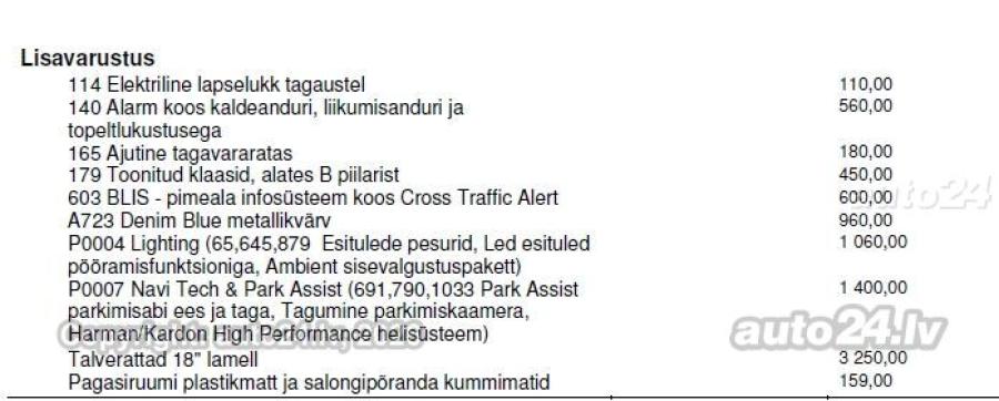 Синий Вольво В90 2020 в Таллин, объемом двигателя 2.00 л и пробегом 259 тыс. км за 21900 €, фото 14 на AUTOMOTO.COM.LV