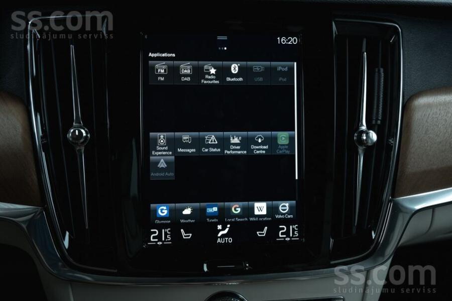 Zils Volvo V90 2020 Rīga, ar dzinēja tilpumu 2.00 L un nobraukumu 175 tūkst. km par 20900 €, foto 21 vietnē AUTOMOTO.COM.LV