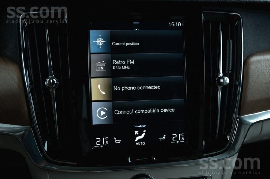 Zils Volvo V90 2020 Rīga, ar dzinēja tilpumu 2.00 L un nobraukumu 175 tūkst. km par 20900 €, foto 23 vietnē AUTOMOTO.COM.LV