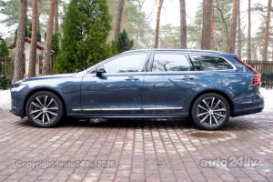 Blue Volvo V90 2021 in Tallinn, with an engine capacity of 2.00 L and mileage of 95 thousand km for 36990 €, photo 6 on AUTOMOTO.COM.LV