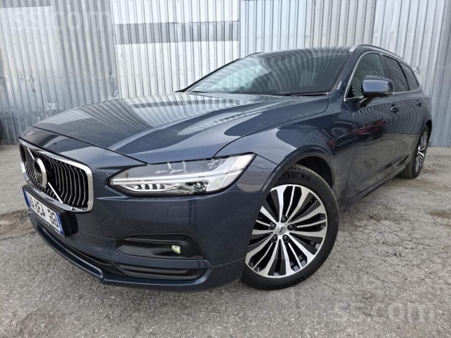 Blue Volvo V90 2021 in Tallinn, with an engine capacity of 2.00 L and mileage of 155 thousand km for 23850 €, photo 1 on AUTOMOTO.COM.LV