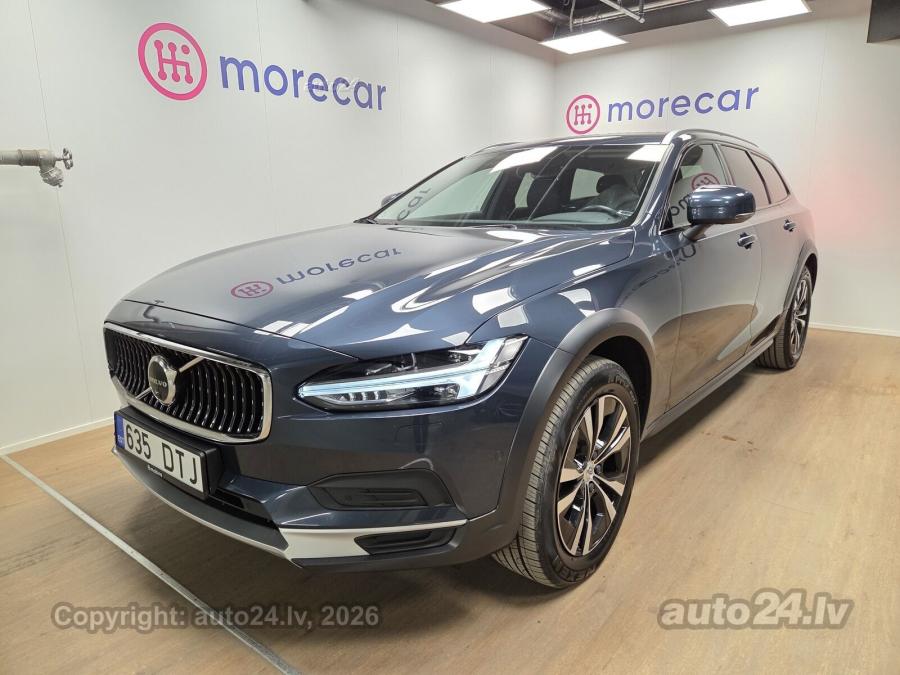 Blue Volvo V90 2022 in Tallinn, with an engine capacity of 2.00 L and mileage of 88 thousand km for 34900 €, photo 4 on AUTOMOTO.COM.LV
