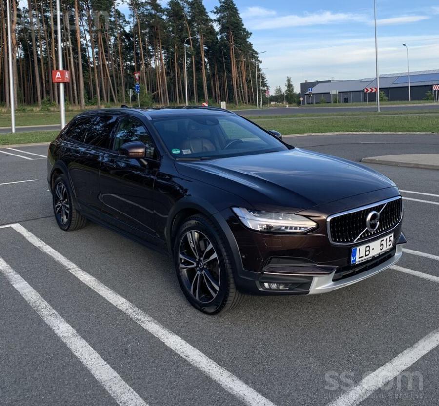 Brūns Volvo V90 2017 Aizkraukle, ar dzinēja tilpumu 2.00 L un nobraukumu 267 tūkst. km par 21400 €, foto 3 vietnē AUTOMOTO.COM.LV