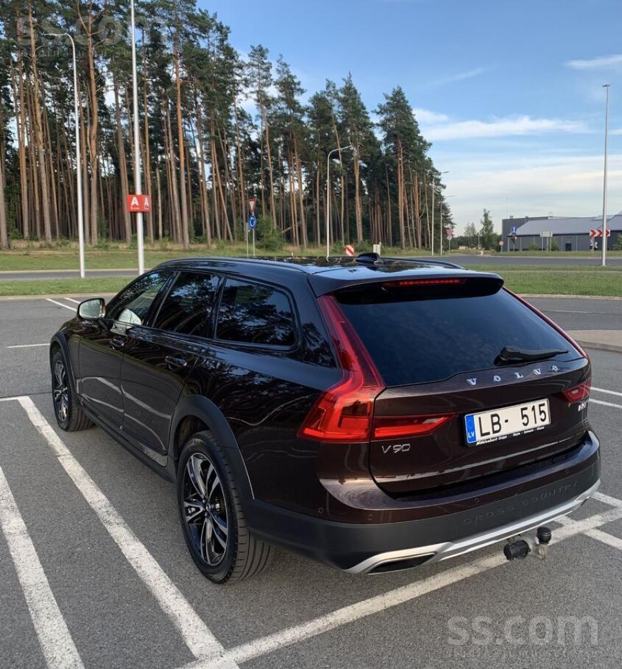 Brūns Volvo V90 2017 Aizkraukle, ar dzinēja tilpumu 2.00 L un nobraukumu 267 tūkst. km par 21400 €, foto 4 vietnē AUTOMOTO.COM.LV