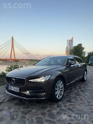 Brūns Volvo V90 2017 Rīga, ar dzinēja tilpumu 2.00 L un nobraukumu 106 tūkst. km par 19850 €, foto  vietnē AUTOMOTO.COM.LV