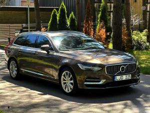Brown Volvo V90 2017 in Vilnius, with an engine capacity of 1.97 L and mileage of 304 thousand km for 13700 €, photo 6 on AUTOMOTO.COM.LV