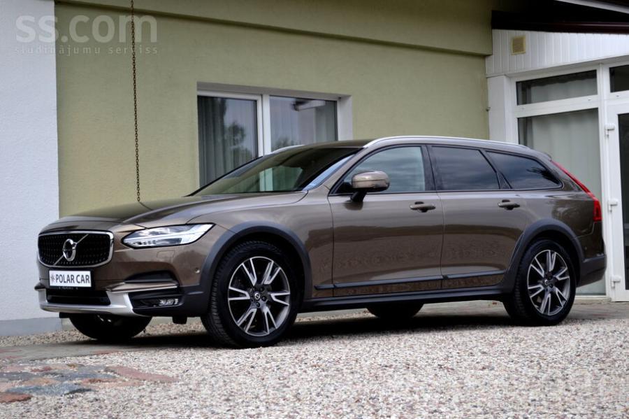 Brown Volvo V90 2017 in Tukums, with an engine capacity of 2.00 L and mileage of 216 thousand km for 20990 €, photo 7 on AUTOMOTO.COM.LV