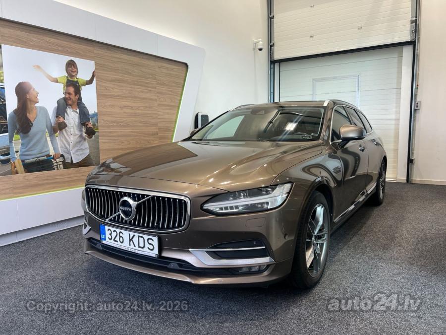 Brown Volvo V90 2017 in Rakvere, with an engine capacity of 2.00 L and mileage of 338 thousand km for 11100 €, photo 1 on AUTOMOTO.COM.LV