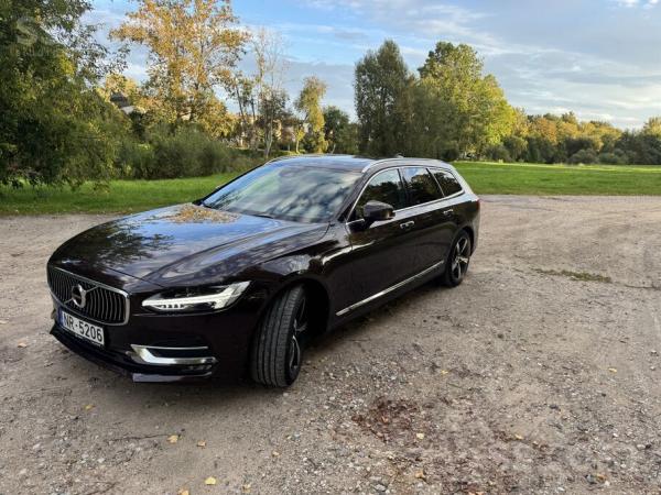 Brown Volvo V90 2017 in Jelgava, with an engine capacity of 2.00 L and mileage of 367 thousand km for 15200 €, photo 1 on AUTOMOTO.COM.LV